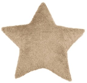Mini Boho polštář hvězda čokoládový 38 cm
