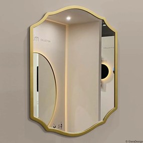 Zrcadlo Grand Amis Gold Rozměr: 50 x 80 cm