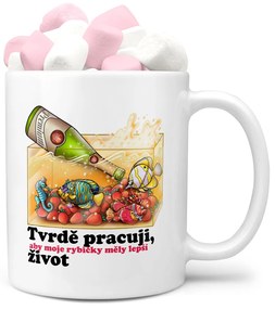 Hrnek Rybičky – lepší život (Náplň hrníčku: Marshmallow)