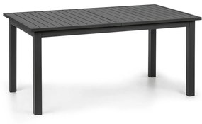 Toledo, zahradní stůl, 213x90cm, rozkládací, hliník, antracitový