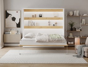 Devesto Sklápěcí postel Horizontální 160 Dub Artisan LED