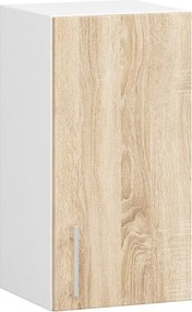 Závěsná kuchyňská skříňka Lima W30 580 bílá/dub sonoma