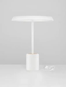 Moderní stolní lampa Ophelia Bílá
