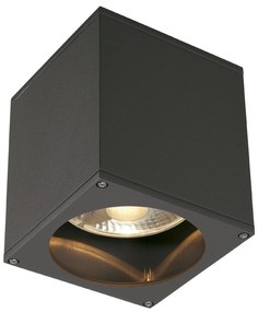 SLV 229555 Theo Ceiling, stropní venkovní svítidlo, 1x75W GU10 ES111, antracit, výška 15cm, IP44