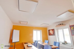 LED Solution Stříbrný přisazený LED panel s rámečkem 600 x 600mm 40W Premium Barva světla: Studená bílá 189019_191021