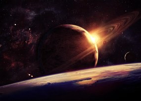 Fototapeta na míru Planeta ve Vesmíru | Vliesová fototapeta na zed' | DFT5P352209