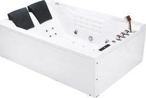 Terra Hydromasážní vířivá vana Fenix 606BH 180x120 s ohřevem vody, levá