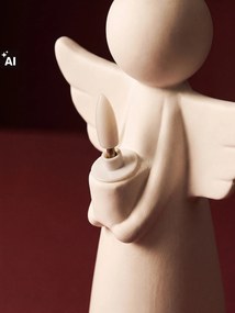 Sinsay - Vánoční LED dekorace ve tvaru andílka - bílá