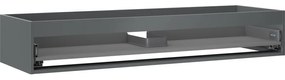 Mexen Box-A korpus skříňky pod umyvadlo 140 cm, 1 zásuvka, grafit mat - 91AX0-1400-235-1-66