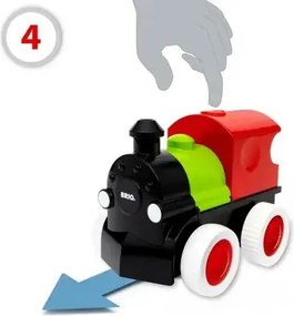 BRIO Parní vláček Steam  Go / od 18 měsíců