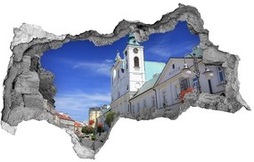 Wallmuralia Fototapeta díra na zeď 3D Řešov Polsko 95x73 cm