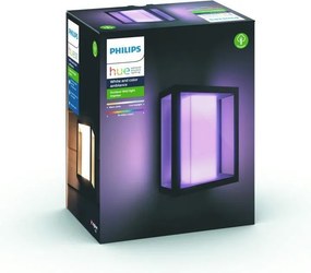PH 17430/30/P7 Hue LED White and Color Ambiance Venkovní nástěnné svítidlo Philips Impress 17430/30/P7 černé 2200K-6500K RGB - PHILIPS HUE (915005730801)