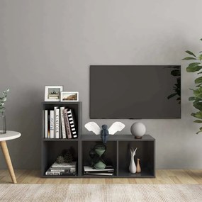 vidaXL TV skříňky 2 ks 72 x 35 x 36,5 cm dřevotříska [3079943] Barva: Bílá