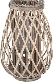 Dřevěná lucerna Antonella vel. M - Ø 27*40 cm