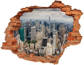 Wallmuralia Fototapeta díra na zeď 3D New York 90x70 cm