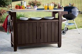 KETER UNITY XL 207L stůl hnědý