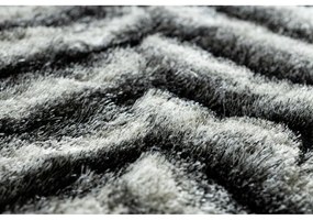 Luxusní kusový koberec shaggy Jansen šedý 160x220cm