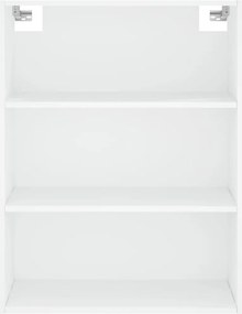 Skříň highboard bílá 69,5 x 34 x 180 cm kompozitní dřevo 3189413