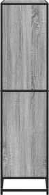 Knihovna šedá sonoma 80,5 x 35 x 139 cm kompozitní dřevo 3300848