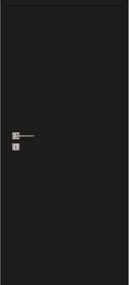 Voster Falcové interiérové dveře plné, fólie Platinum, černá mat, 80 P