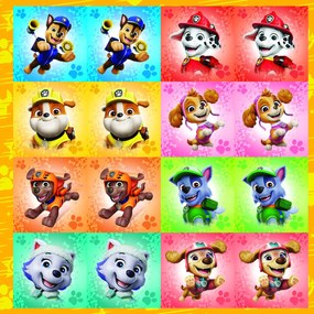 Jiri Models Pexeso v sešitu 64ks Tlapková patrola/Paw Patrol 21,5x21,5cm