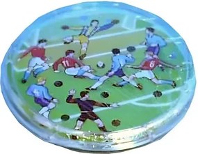 Kopaná fotbalový hlavolam / Společenská hra / plast / průměr 9 cm / od