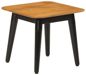 Konferenční stolek 45 x 45 x 40 cm masivní mangovník a železo
