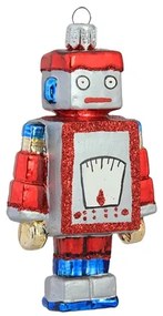 Vánoční figurka robot barevný