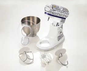 Ariete 15880C Capri bílá, světle modrá / Stolní mixér / 1200 W / 5.5 l