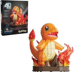 SPIN MASTER 4D Build Stavebnice Pokémon Charmander / 241 dílků / od 12