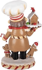 Dekorativní figurína kuchaře s perníčky – 18*13*27 cm