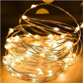 Vánoční světelný řetěz 20 LED, teplá bílá