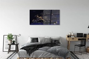 akrylový obraz sky mapa světle 125x50 cm