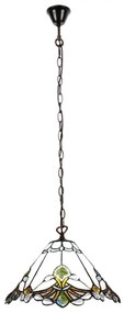Závěsné světlo Tiffany Rousse – 31x107 cm
