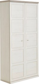 XXXLutz SKŘÍŇ NA ŠANONY, šedá, bílá, 100,8/209,2/43 cm Hom`in - Regály na šanony - 000003000153