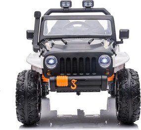 LEAN CARS Elektrické autíčko XB-1118 LED dálkové ovládání bílé