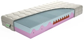TEXPOL Luxusní matrace MEMO PLUS - paměťová ortopedická matrace 100 x 200 cm