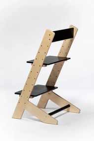 Lucas Wood Style rostoucí židle EASY LINE -  černá