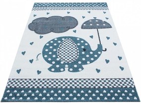 VOPI Dětský koberec Kids 570 blue Varianta: 80 x 150  cm