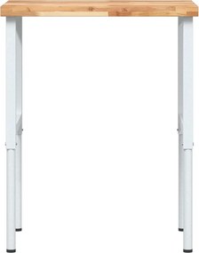 Pracovní stůl 80 x 60 x (73–99,5) cm masivní akácie obdélníkový 3309714