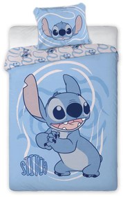 Faro DĚTSKÉ BAVLNĚNÉ POVLEČENÍ LILO AND STITCH 160X200 CM, 1KS 70X80 CM VZOROVANÉ