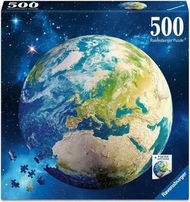 RAVENSBURGER Kulaté puzzle Planeta Země / 500 dílků