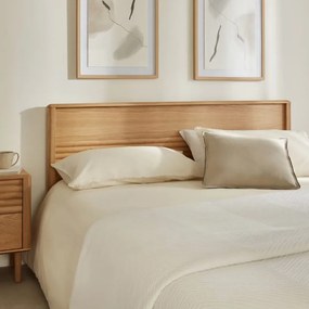 OnaDnes -20% Dubová dvoulůžková postel Kave Home Lenon 180 x 200 cm
