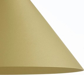 Nástěnné svítidlo Capital, 1x zlaté kovové stínítko, (fi 21cm), g