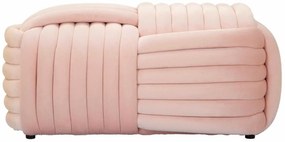 Designová lavice Nakeisha 90 cm růžová