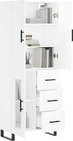 vidaXL Skříň highboard 69,5 x 34 x 180 cm kompozitní dřevo [3195981] Barva: hnědý dub