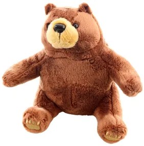 Plyš Medvěd hnědý 18 cm