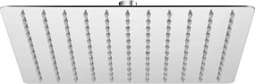 Mereo Mereo, Talířová sprcha horní, Slim, hranatá 250x250 mm s kloubem, nerez, MER-CB485P