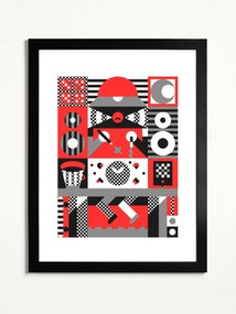 Jozef Tušan | My space Rám: Bílý, Velikost: 70 x 50 cm
