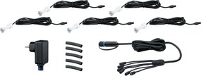 P 5063 Plug & Shine set Smart Home Zigbee 3.0 LED zemní svítidlo MicroPen IP67 3000K 5x0,2W 21VA stříbrná Smart Home Zigbee - PAULMANN